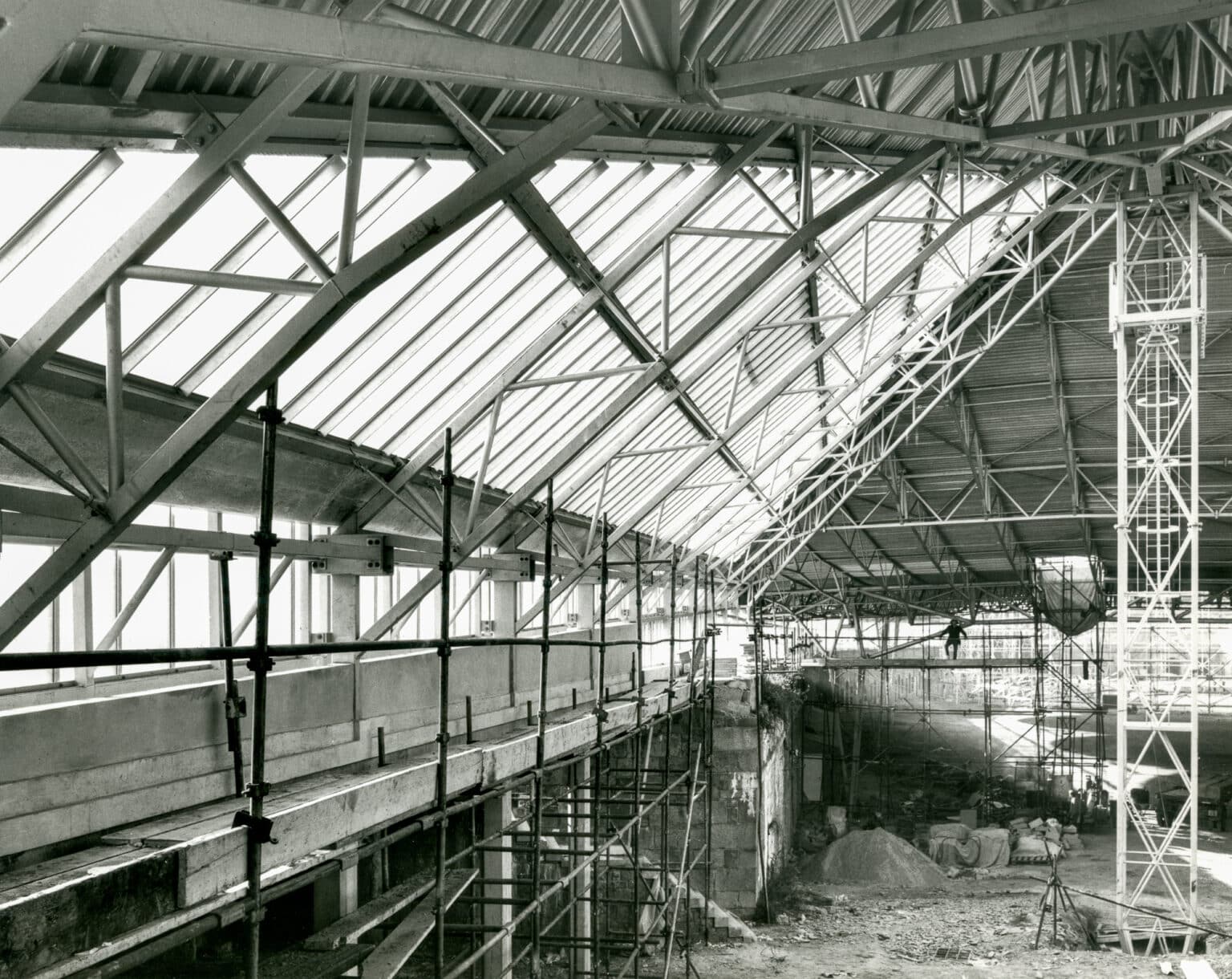 Review: Photographs of Fort Regent Roof Construction