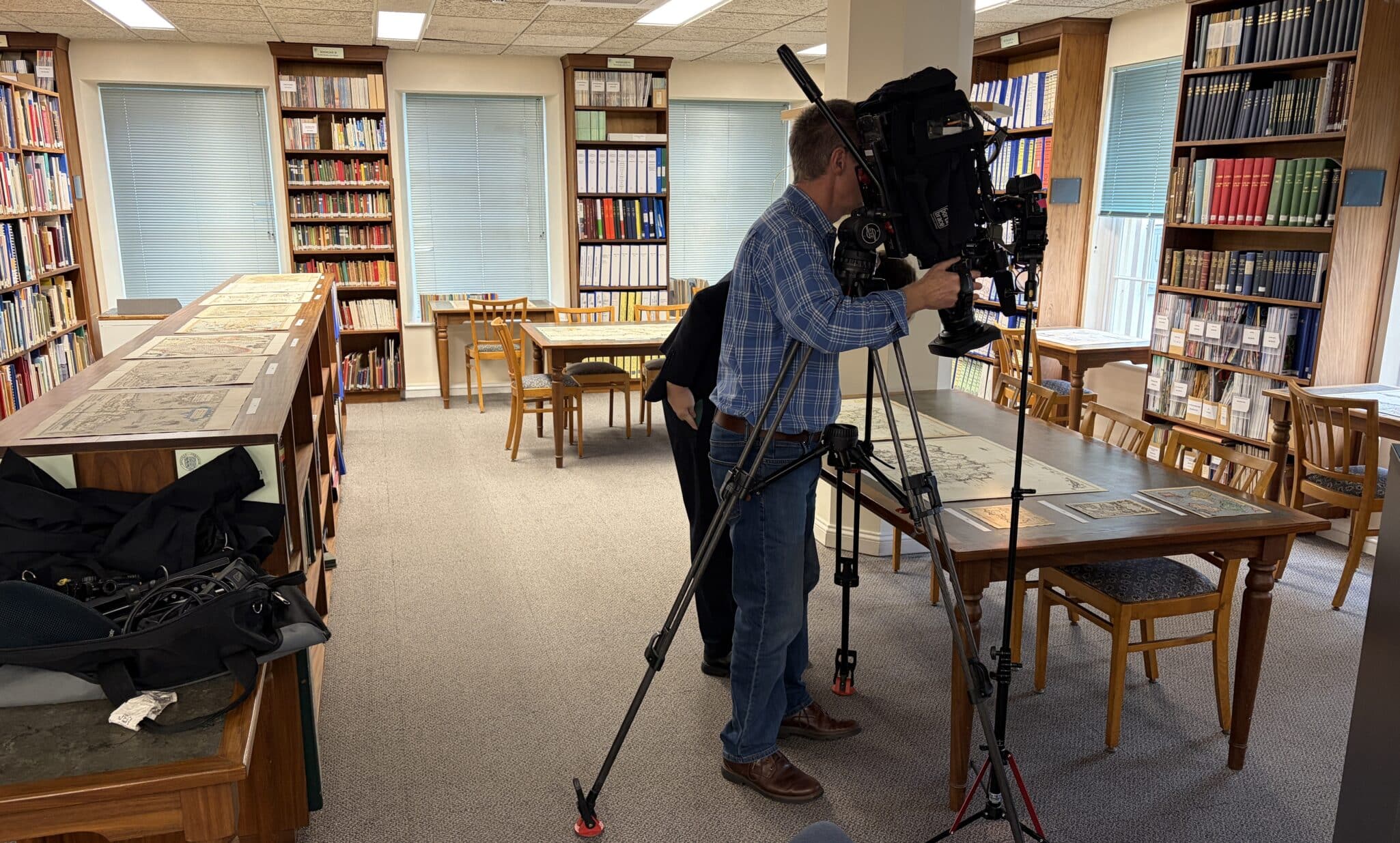Behind the Scenes: ITV films at the Lord Coutanche Library - Société ...
